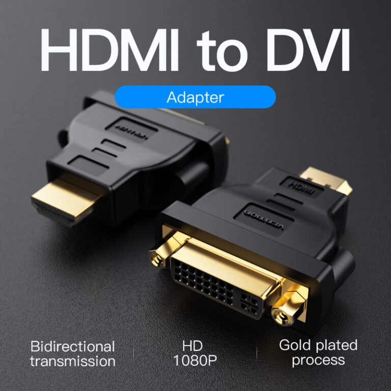 HDMI DVI Bi-Directional Adapter Black - Stekno